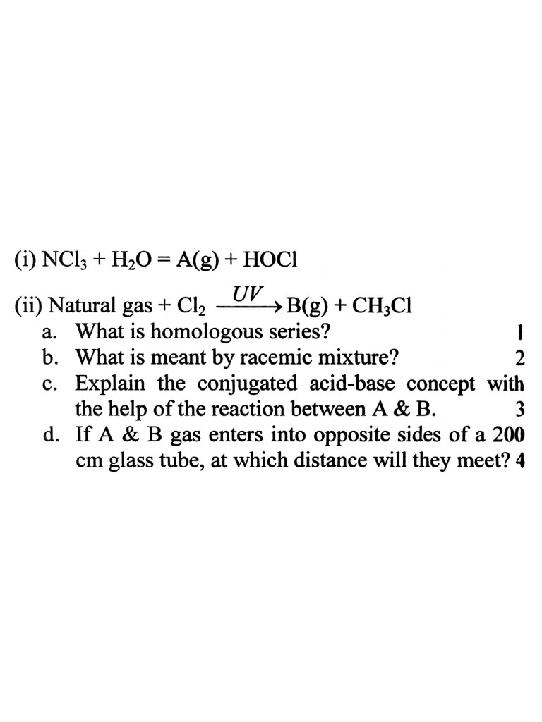 Zarif CHEM 2nd Paper Both | PDF