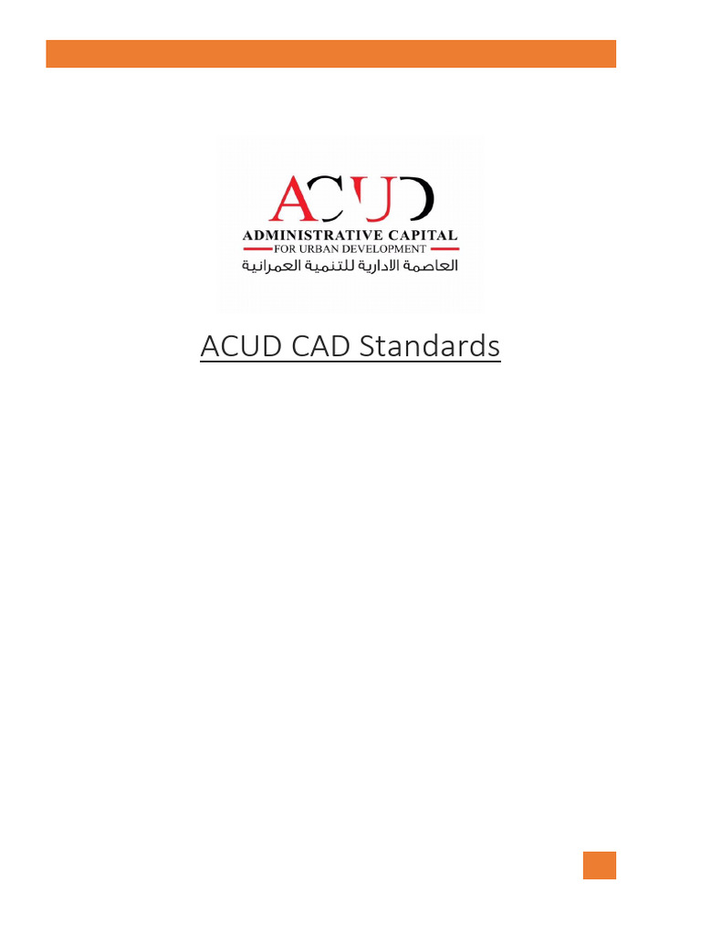 Appendix 3 ACUD Cad Standards | PDF | Auto Cad | Computer Aided Design