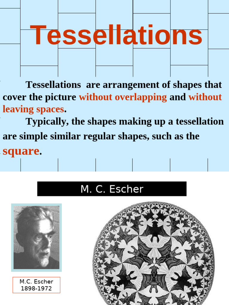 GEOMETRY Tessellation | PDF | Euclidean Geometry | Geometric Shapes
