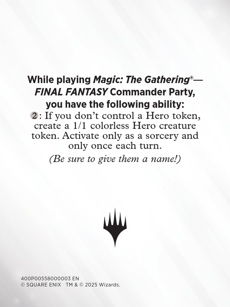 Magic: The Gathering Hero Token Guide | PDF