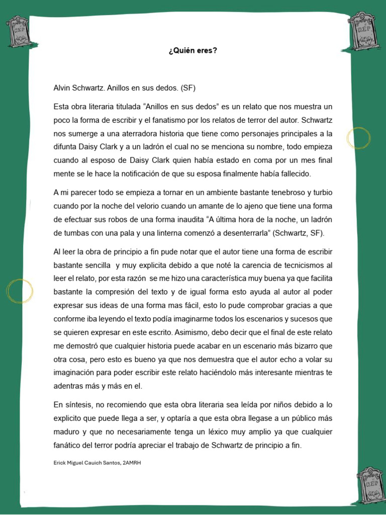 Quién Eres Critica | PDF