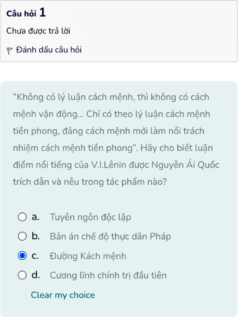 Trắc nghiệm LSD - C1 - B2 | PDF