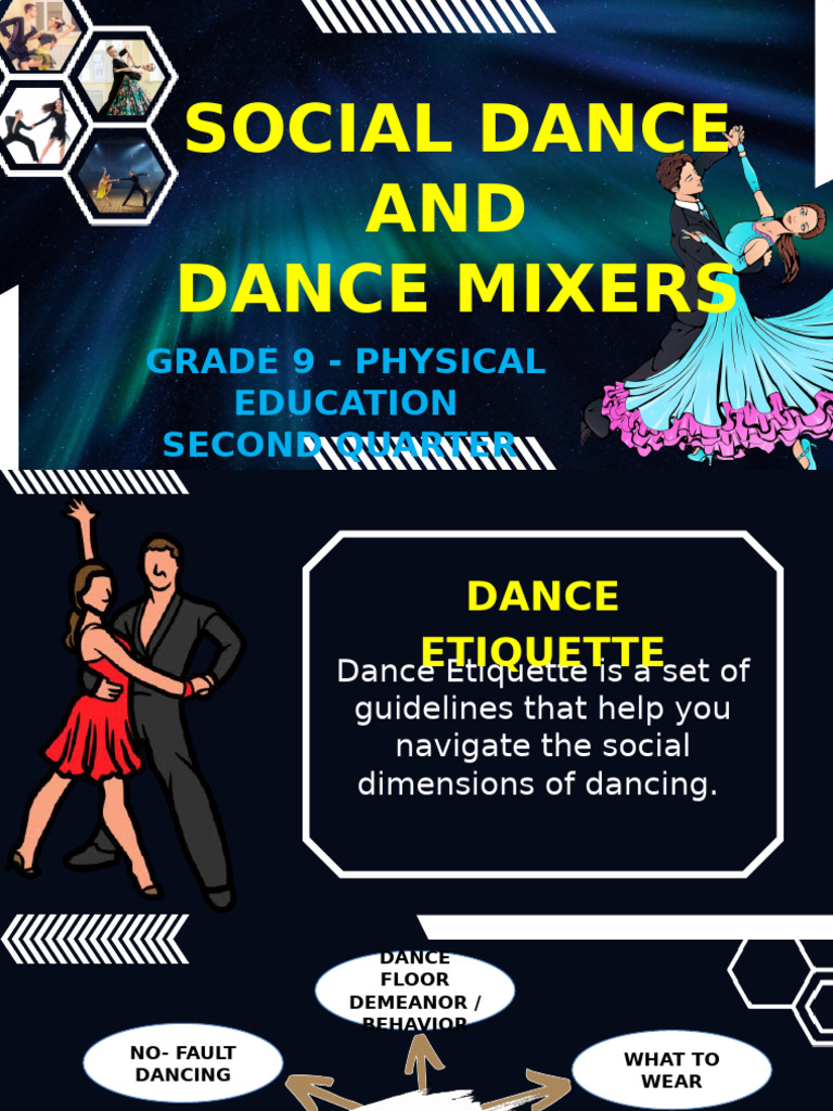Social Dance Etiquette for Grade 9 | PDF | Social Dance | Partner Dance
