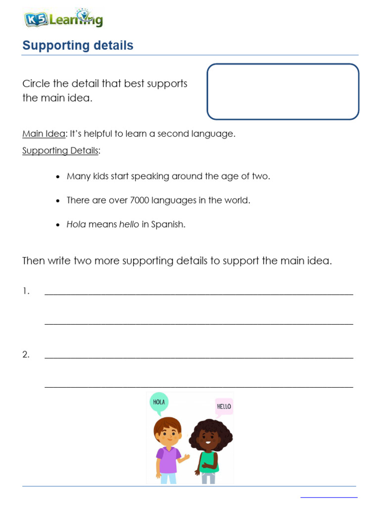 Grade 3 Supporting Details Qfu | PDF