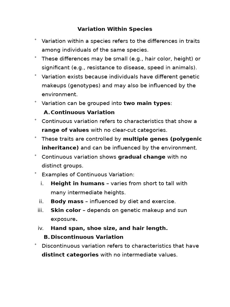 Variation Within Species and Earth Science - 060723 | PDF | Plate ...