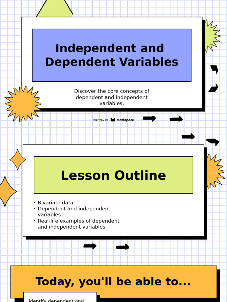 Independent and Dependent Variables Education Presentation in Purple ...