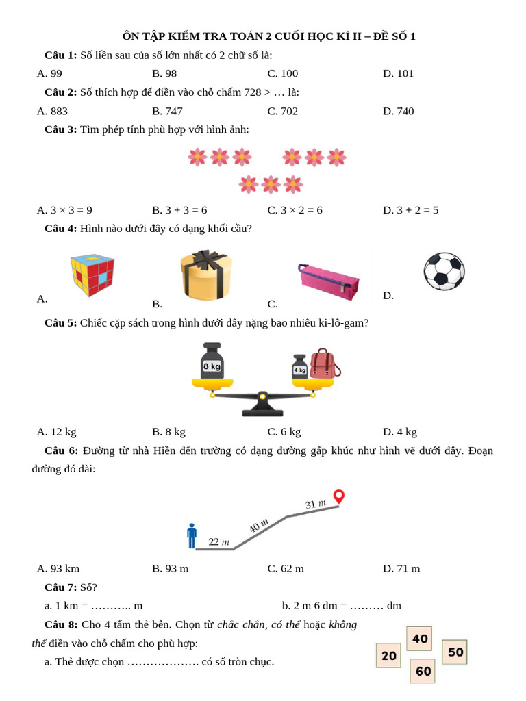 7 de Toan 2 CK2 | PDF