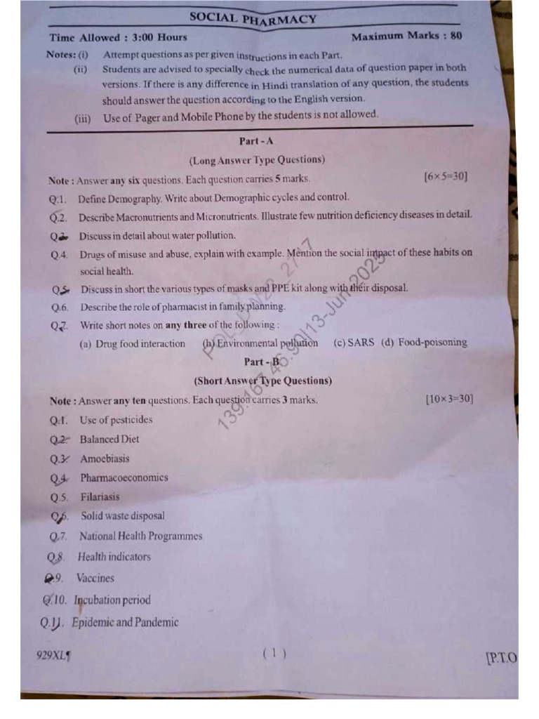 Social Pharmacy | PDF