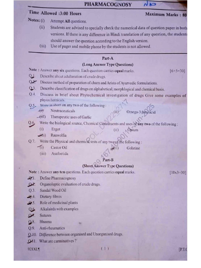 Pharmaco G Nosy | PDF