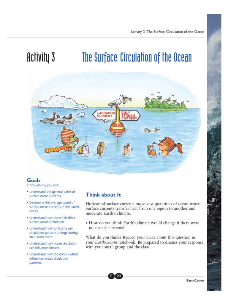 Geography Oceans Activity3 | PDF | Oceans | Atmospheric Circulation