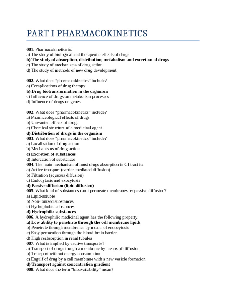 Pharma CHPTR Wise Mcqs | PDF | Receptor Antagonist | Acetylcholine