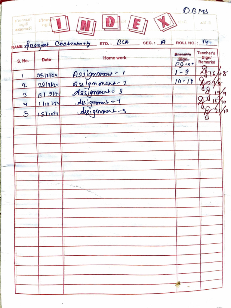 Dbms Assignment 5 | PDF