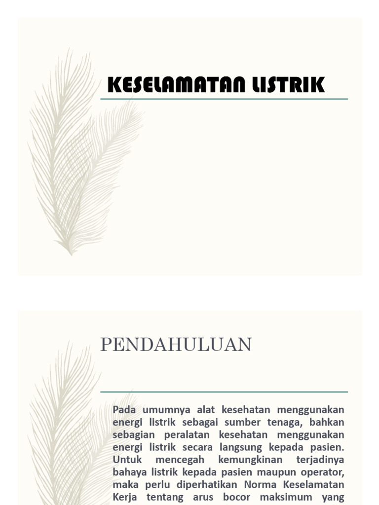 Rambu Bahaya Listrik pada Alat Kesehatan | PDF