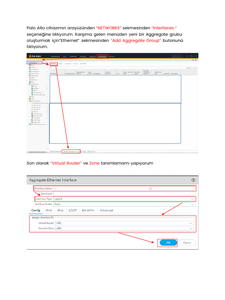 Palo Alto Firewall Link Aggregate | PDF