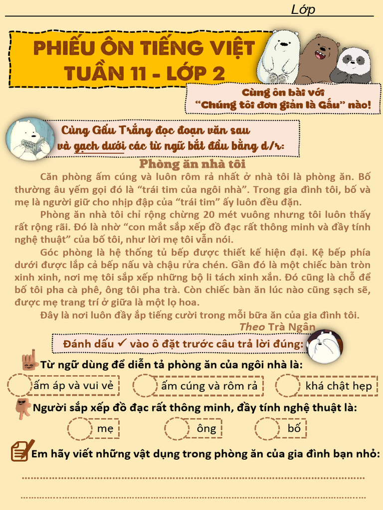 Miki_lop 2_tuan 11_phieu on Tv | PDF