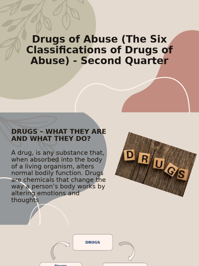 Drugs of Abuse (The Six Classifications of | PDF | Stimulant ...