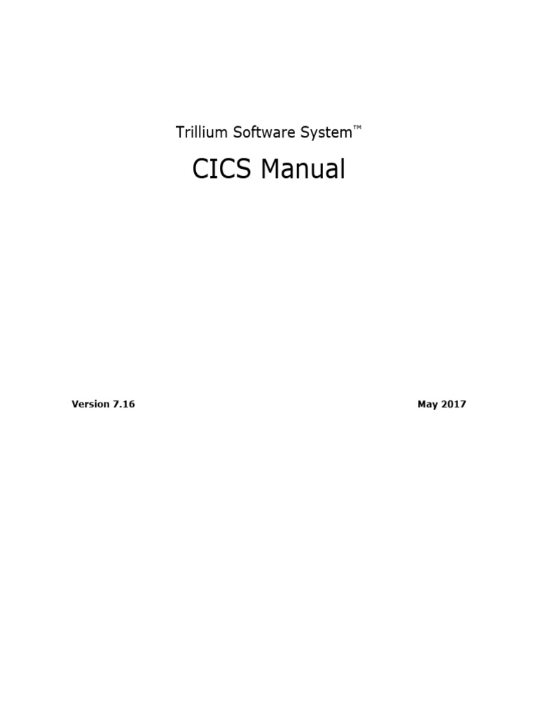 5 Cics Manual | PDF | Parsing | Computer Programming