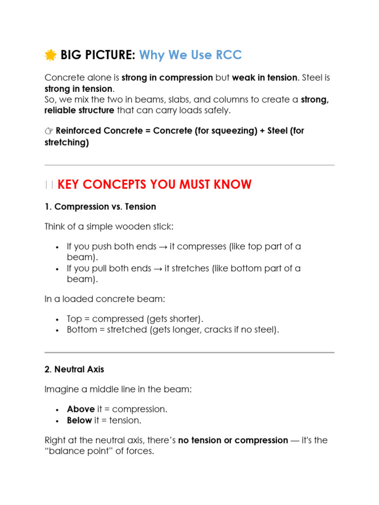 Behaviour of RCC Members (J.c.mziba) | PDF | Beam (Structure ...