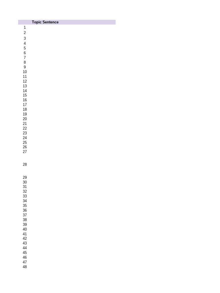 Reverse Outline Template | PDF