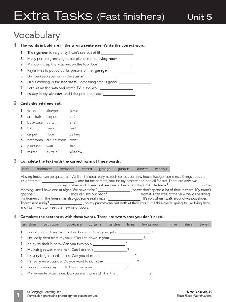 Ncu A2 Extra Tasks U5 FF | PDF