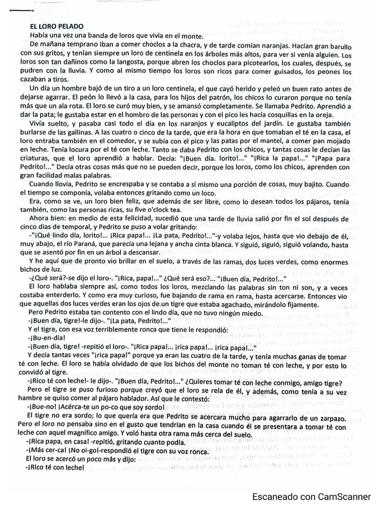 El Loro Pelado | PDF