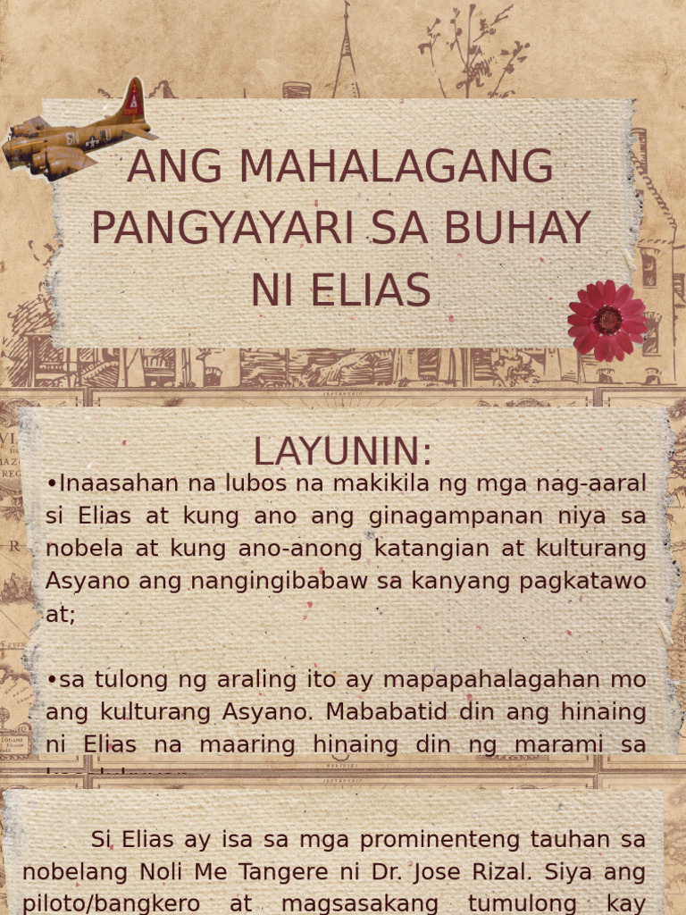 Ang Mahalagang Pangyayari Sa Buhay Ni Elias - 20250304 - 100439 - 0000 ...