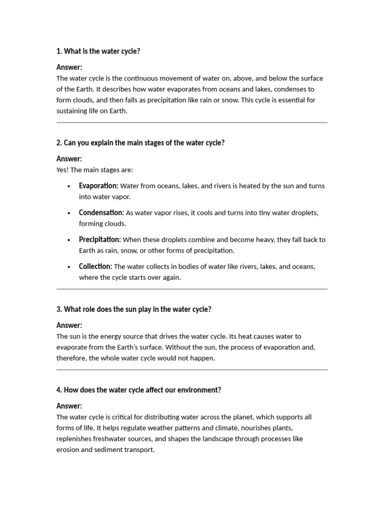 Water Cycle Presentation | PDF | Water Cycle | Water