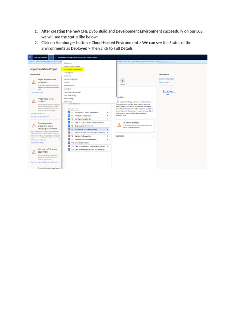 (LAB) 5 Monitoring Newly Created CHE On LCS & Azure Portal (StopStart, RDP, User Access, VM ...