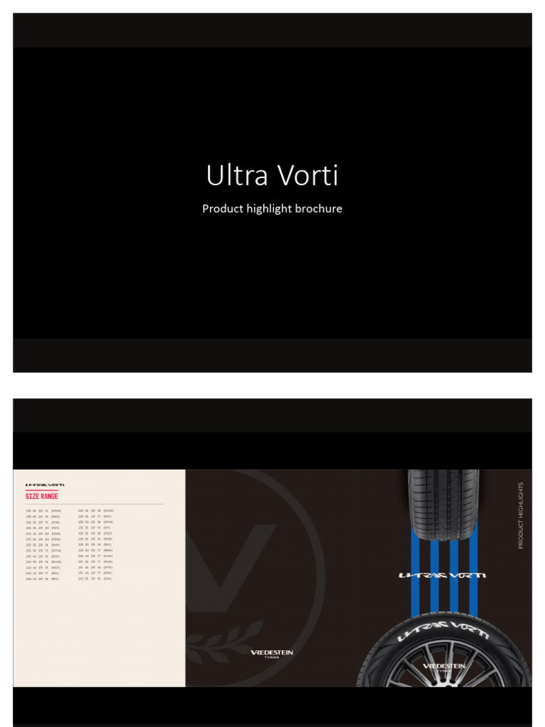 Vredstein Ultrac Vorti Line Up | PDF