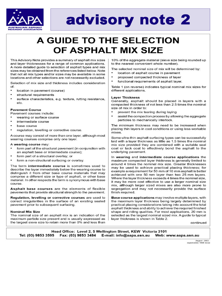 Advisory Note 02 | PDF