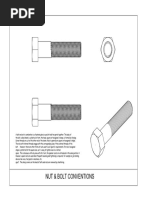 How to Draw Bolts and Nuts in CAD | PDF | Nut (Hardware) | Screw