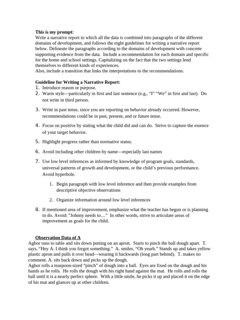Narrative Report Using AI | PDF | Learning | Language Development