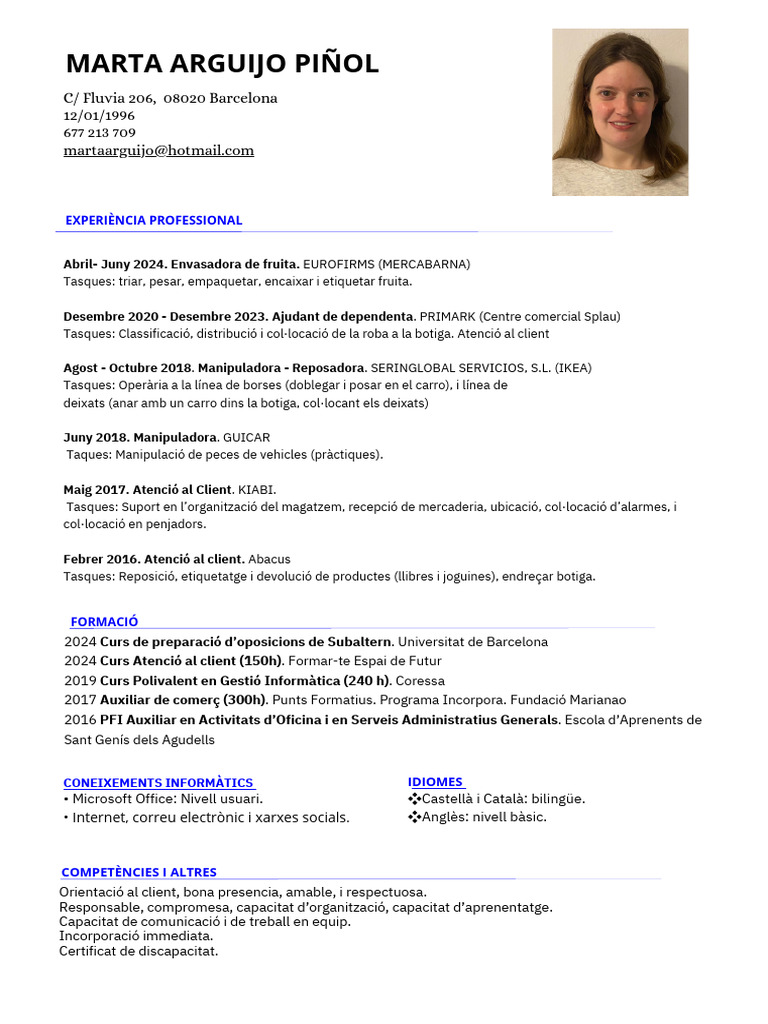 CV Marta Arguijo 2024 | PDF