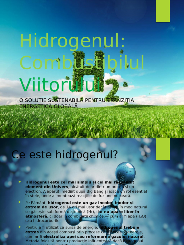 Hidrogenul Compact Si Detaliat | PDF
