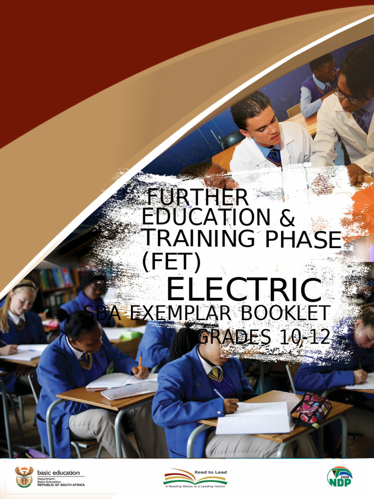 FET Electrical Technology SBA Exemplar Booklet - Grades 10-12 (DBE/CAPS 2025) | PDF ...