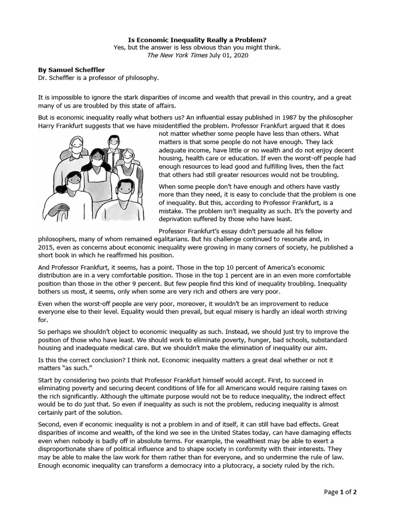 Economic Inequality: A Deeper Look | PDF | Economic Inequality ...