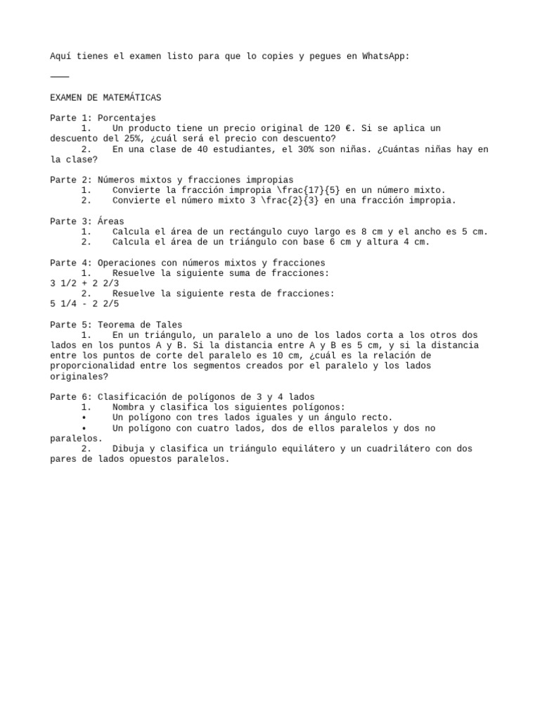 Examen | PDF