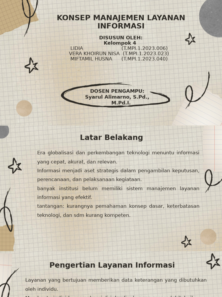 Manajemen Layanan Informasi Efektif | PDF
