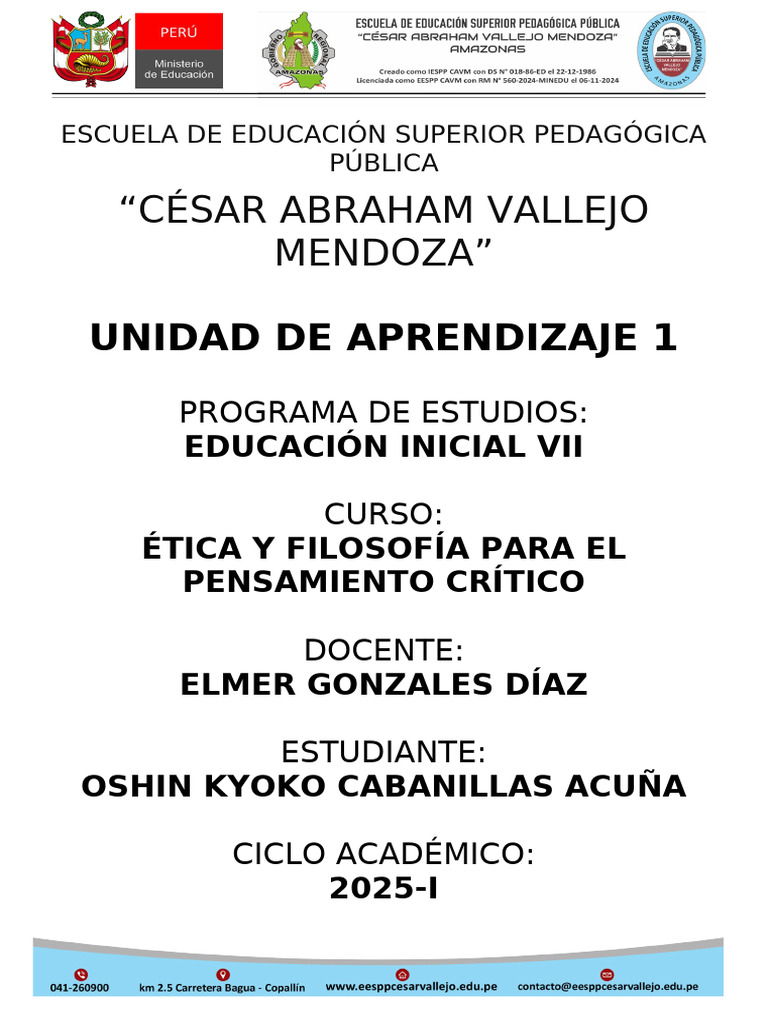 Carátula para Carpeta Pedagógica OSHIN | PDF