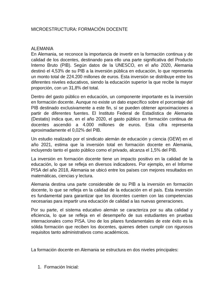 Micro e Structur A | PDF | Maestros | Enseñando