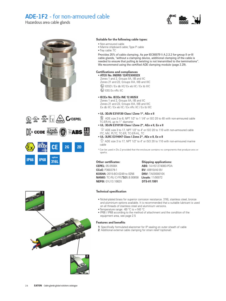 Eaton Capri Ade 1f2 Datasheet en Us | PDF | Stainless Steel | Building Engineering