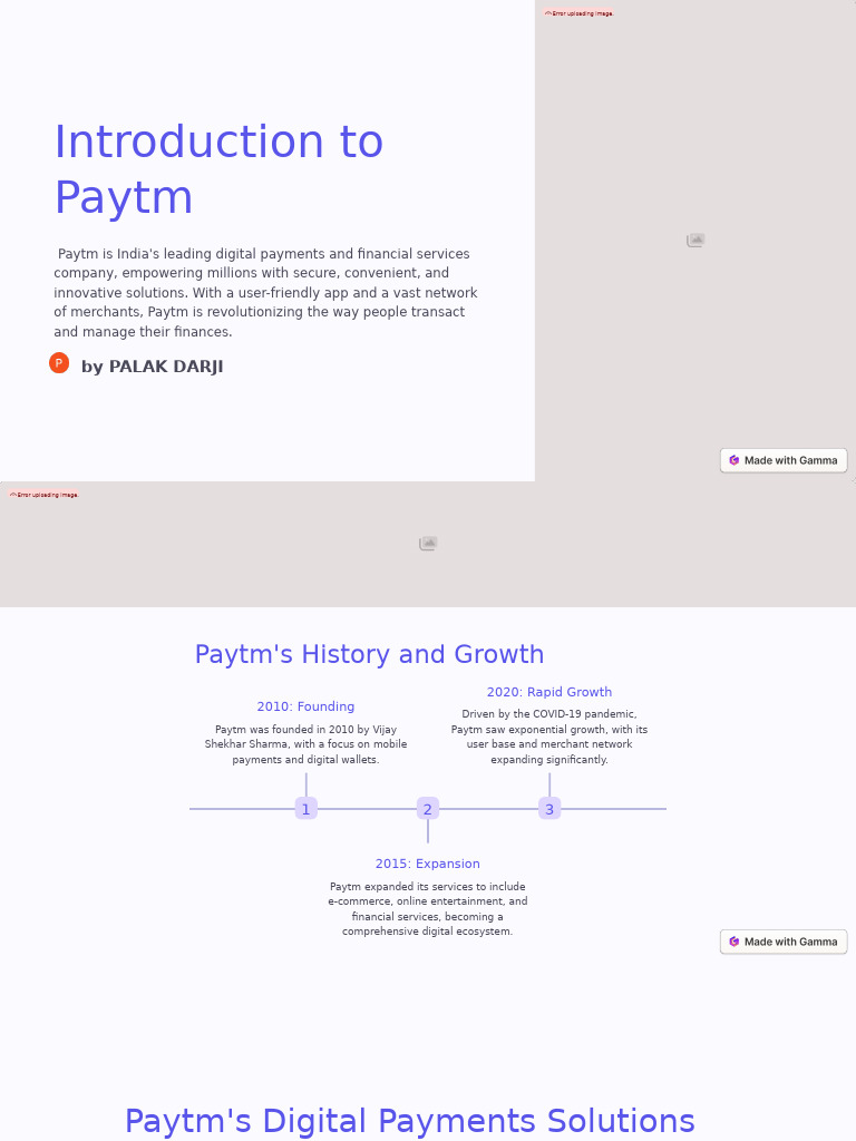 Introduction To Paytm | PDF | Payments | Service Industries