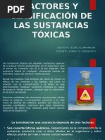 Clasificación de Venenos en Toxicología | PDF | Veneno | Cáncer