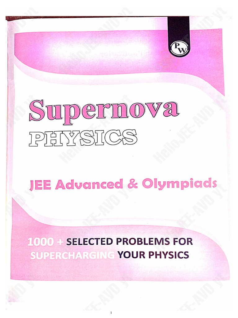 Supernova Physics by RJ Sir | PDF