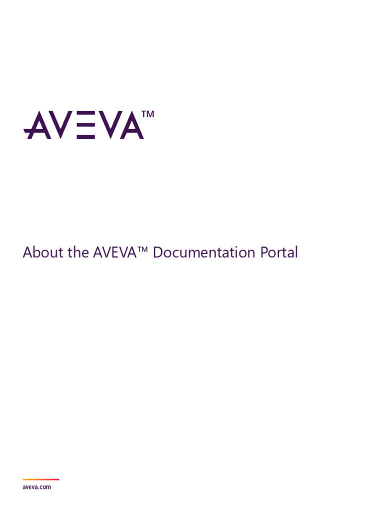 About The Avevatm Documentation Portal 5-29-2025 | PDF | Accessibility | World Wide Web