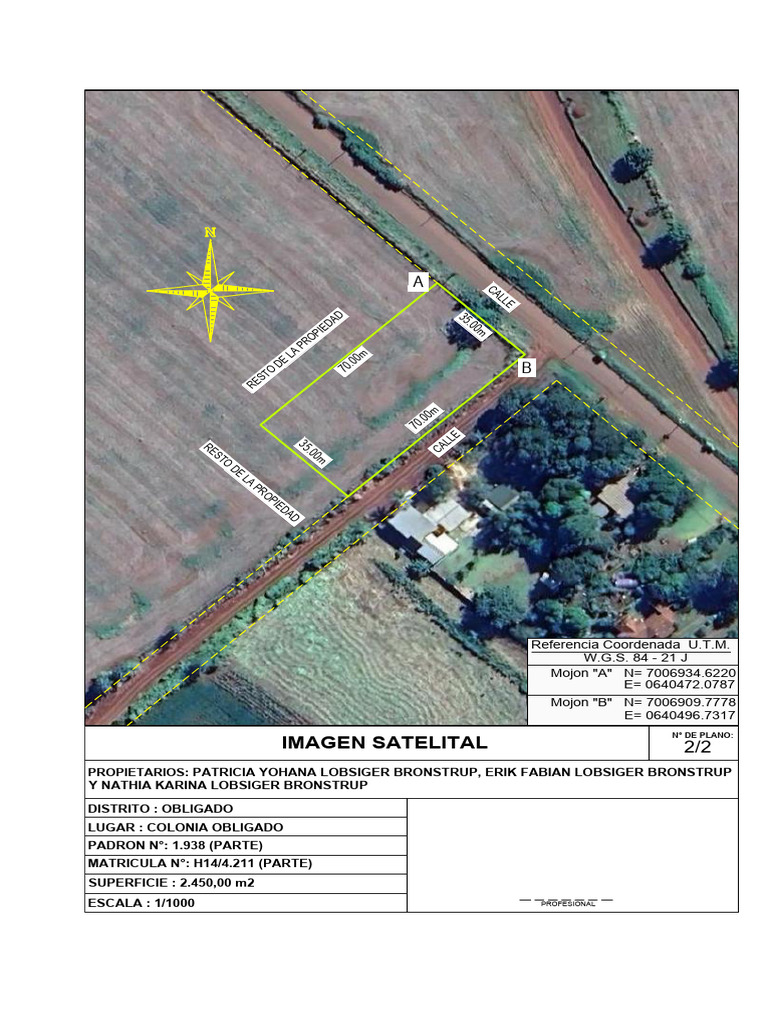 Imagen Satelital de Colonia Obligado | PDF