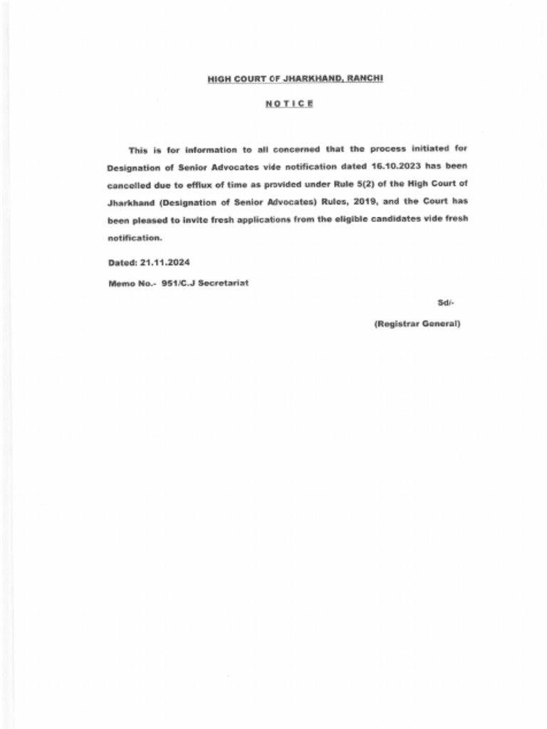 Office Order Memo 951 21112024 | PDF