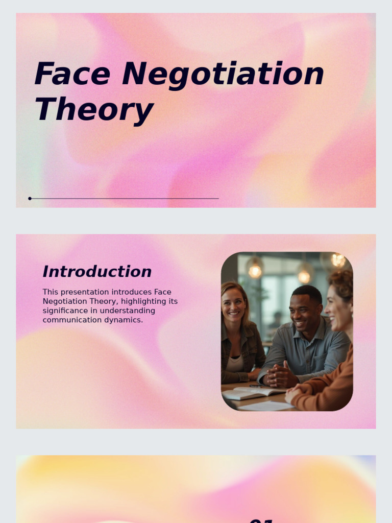 Face Negotiation Theory | PDF