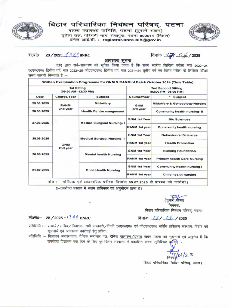 1322 BNRC, Dated 17-06-2025 | PDF