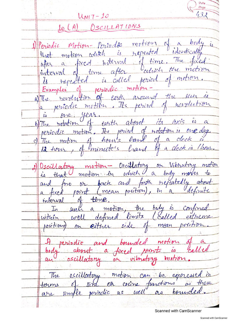 CH 14 Oscillations | PDF